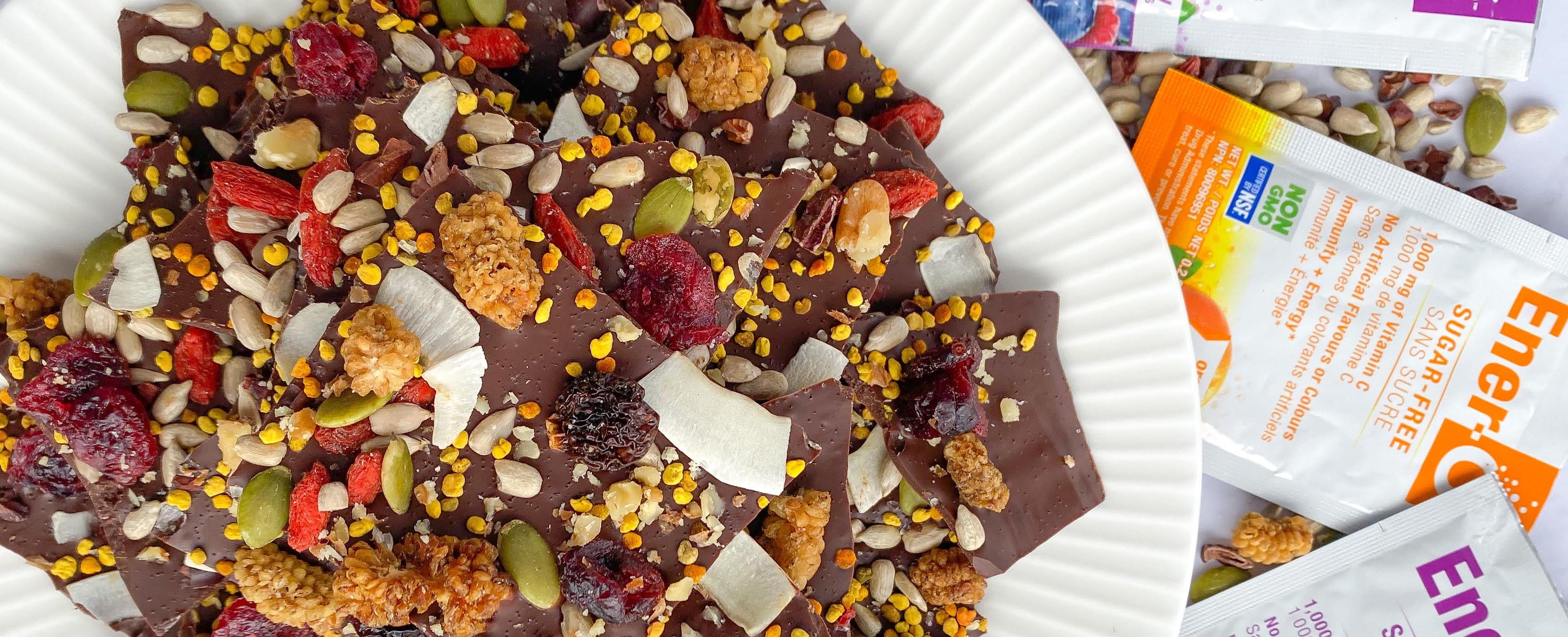 DARK CHOCOLATE IMMUNE BOOSTING BARK – Ener-Life - Natural Health ...