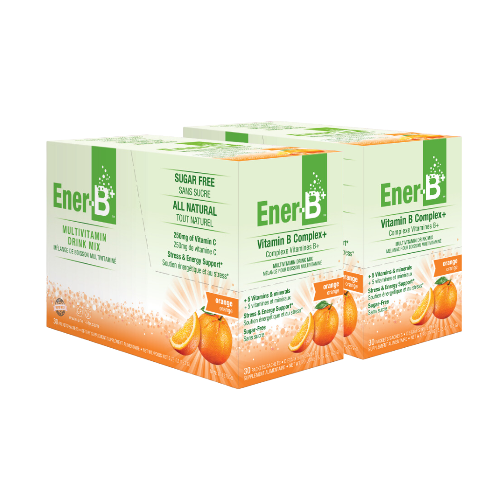 Ener-B+ Vitamin B Multivitamin Drink Mix | All 8 B Vitamins – Ener-Life - Natural Health Supplements