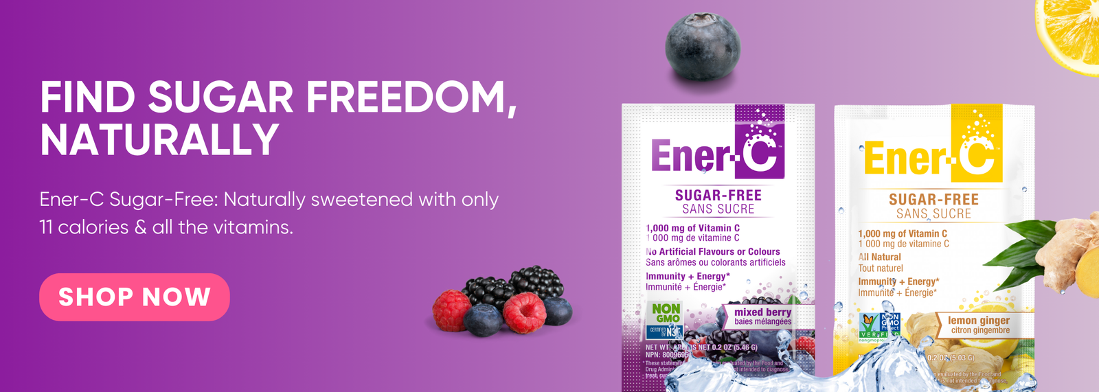 Ener-Life - All Natural Multivitamin & Electrolyte Drink Mix – Ener ...