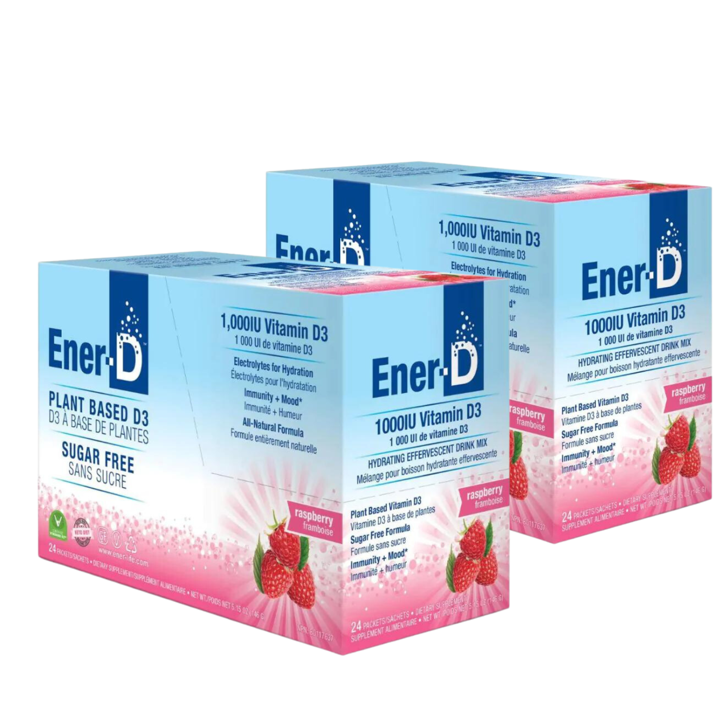 Ener-D Vitamin D3 Drink Mix Packets | 1,000 IU of Vitamin D3 – Ener ...