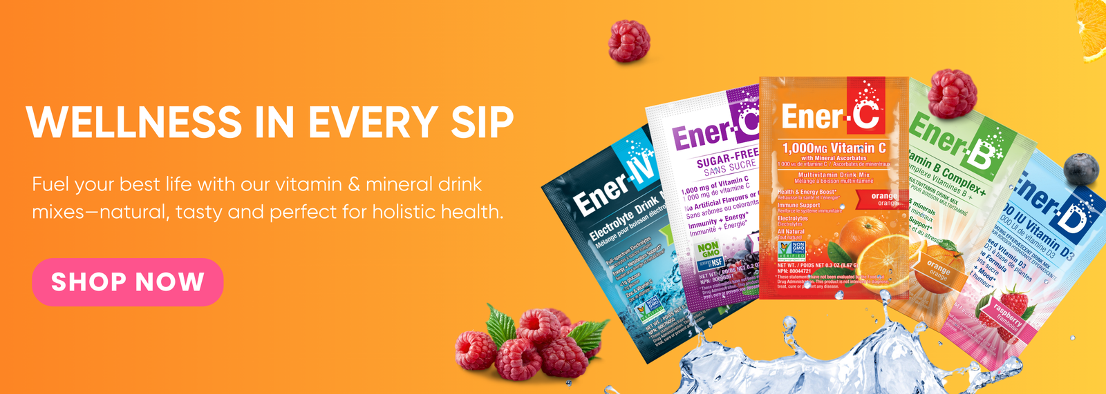 Ener-Life - All Natural Multivitamin & Electrolyte Drink Mix – Ener ...